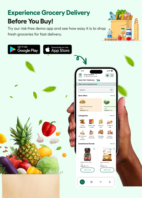 eBasket - Single Vendor Food / Grocery Delivery Flutter app with Laravel Admin Panel + Delivery app