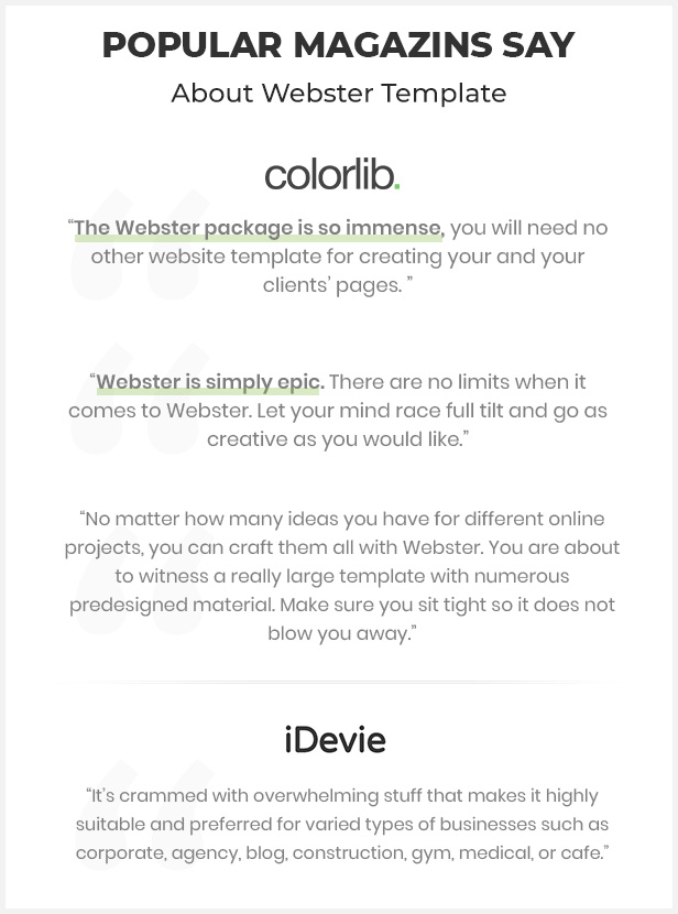 Webster - Responsive Multi-purpose HTML5 Template by Potenzaglobalsolutions
