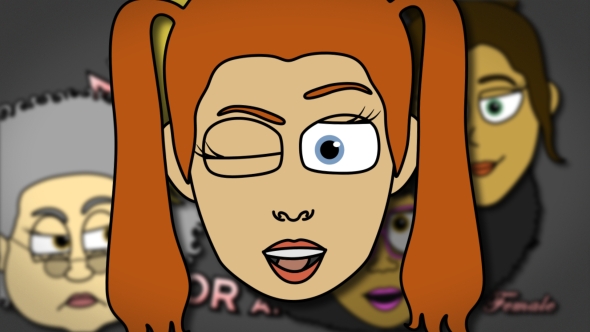 Cartoon Character Creator / Animator (Female Head) by Fizzrock | VideoHive