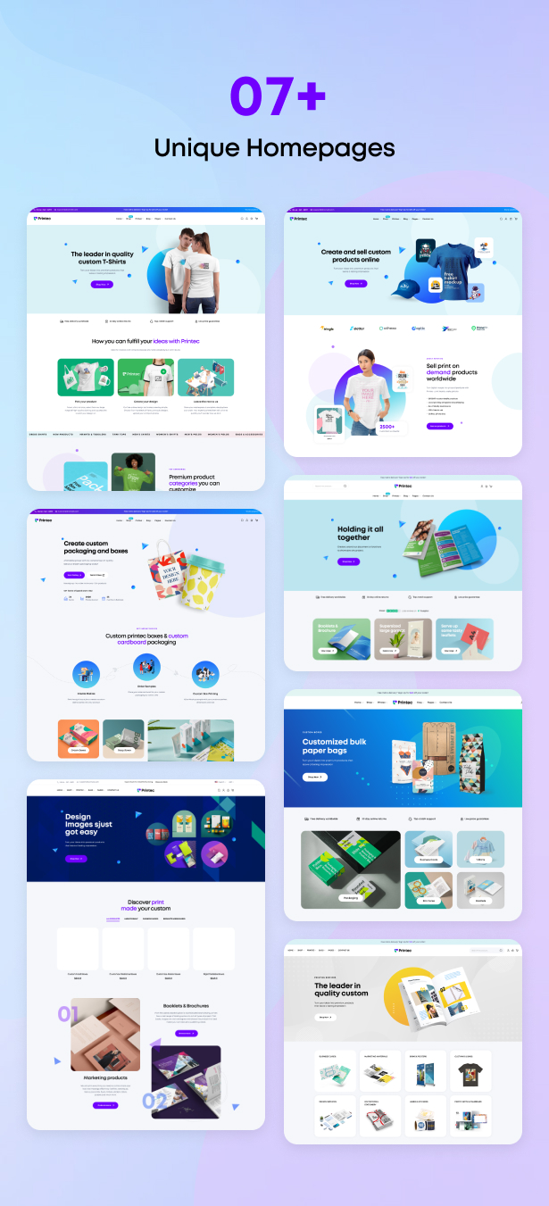 Printec - Printing Company WooCommerce WordPress Theme