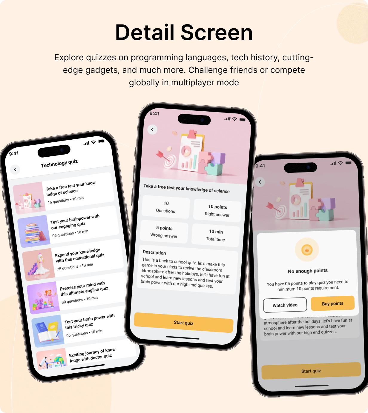 QuickQuiz Full App in Flutter with Node.js Backend | Interactive Quiz App – Buy Apps, Themes, UI ...
