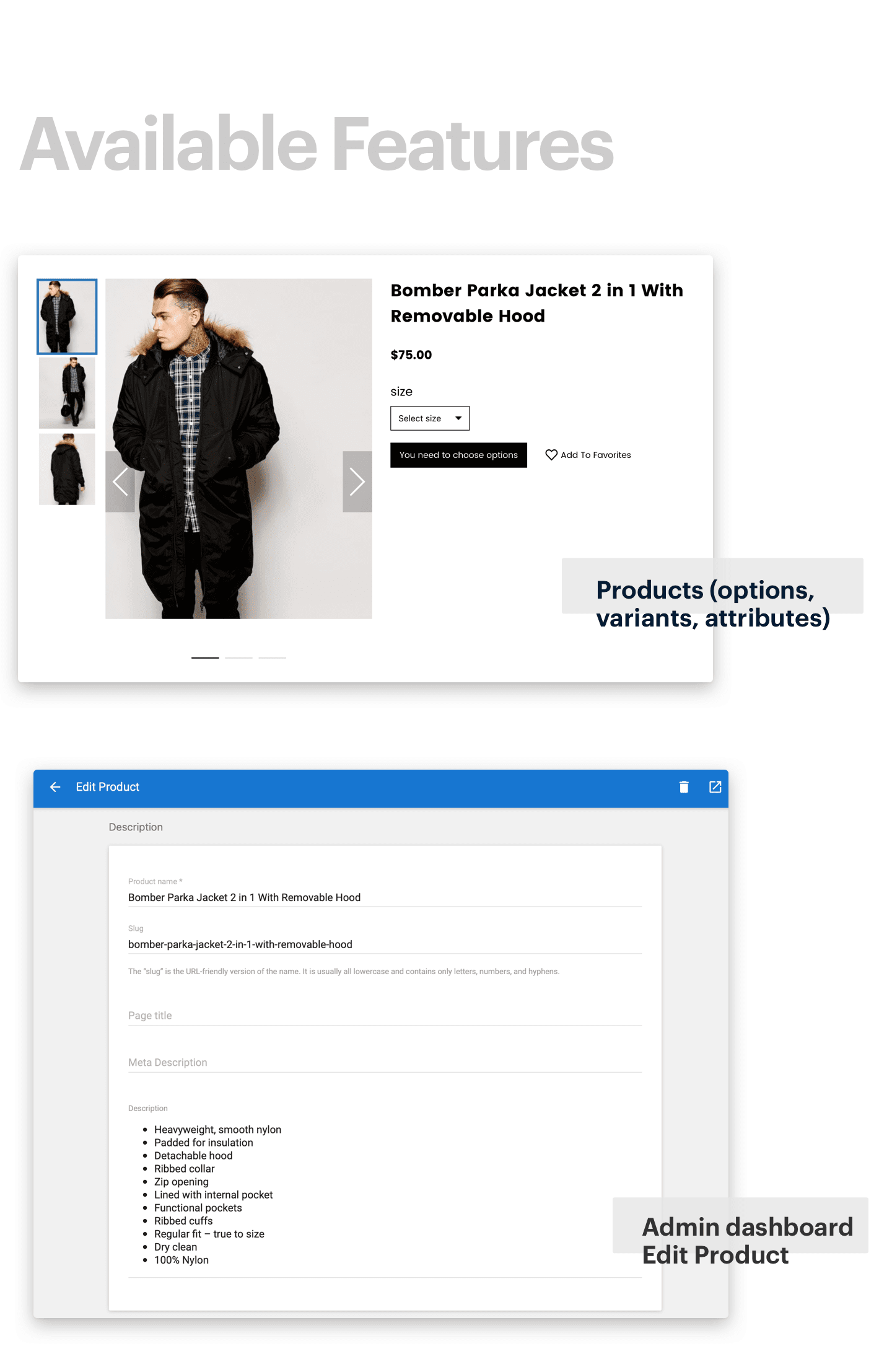 CeStore - ReactJS web app & React Native mobile app for e-commerce