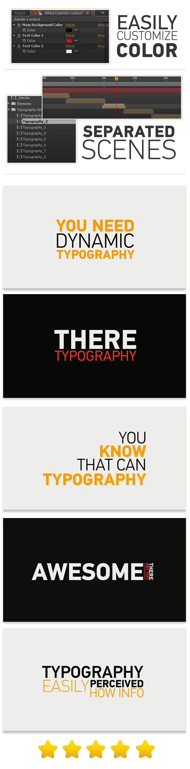 Mini Typography Pack by aniom | VideoHive