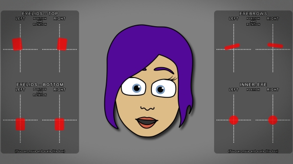 Cartoon Character Creator / Animator (Female Head) by Fizzrock | VideoHive