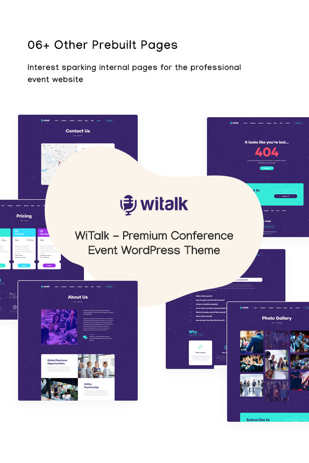 WiTalk - Event & Conference WordPress Theme | WebDevBay