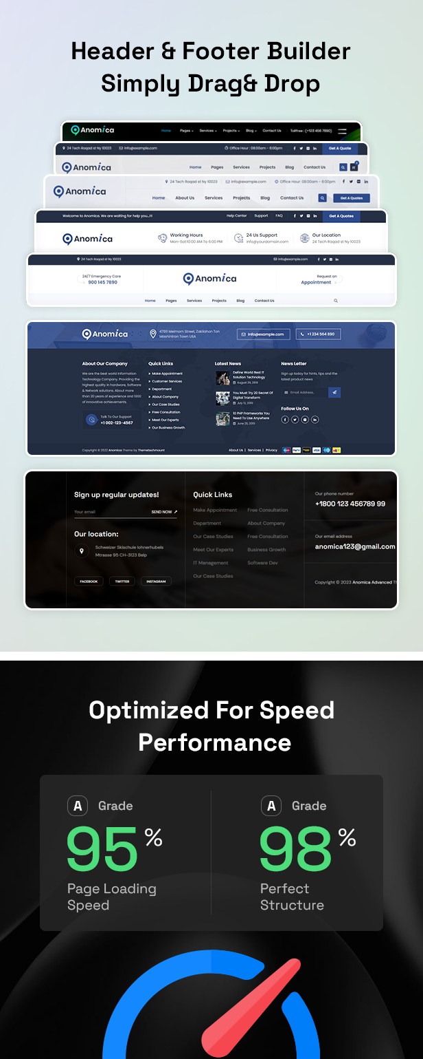 Anomica - IT Solutions and Services WordPress Theme | WebDevBay