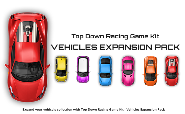 Top Down Racing Game Creation Kit by mudi | GraphicRiver