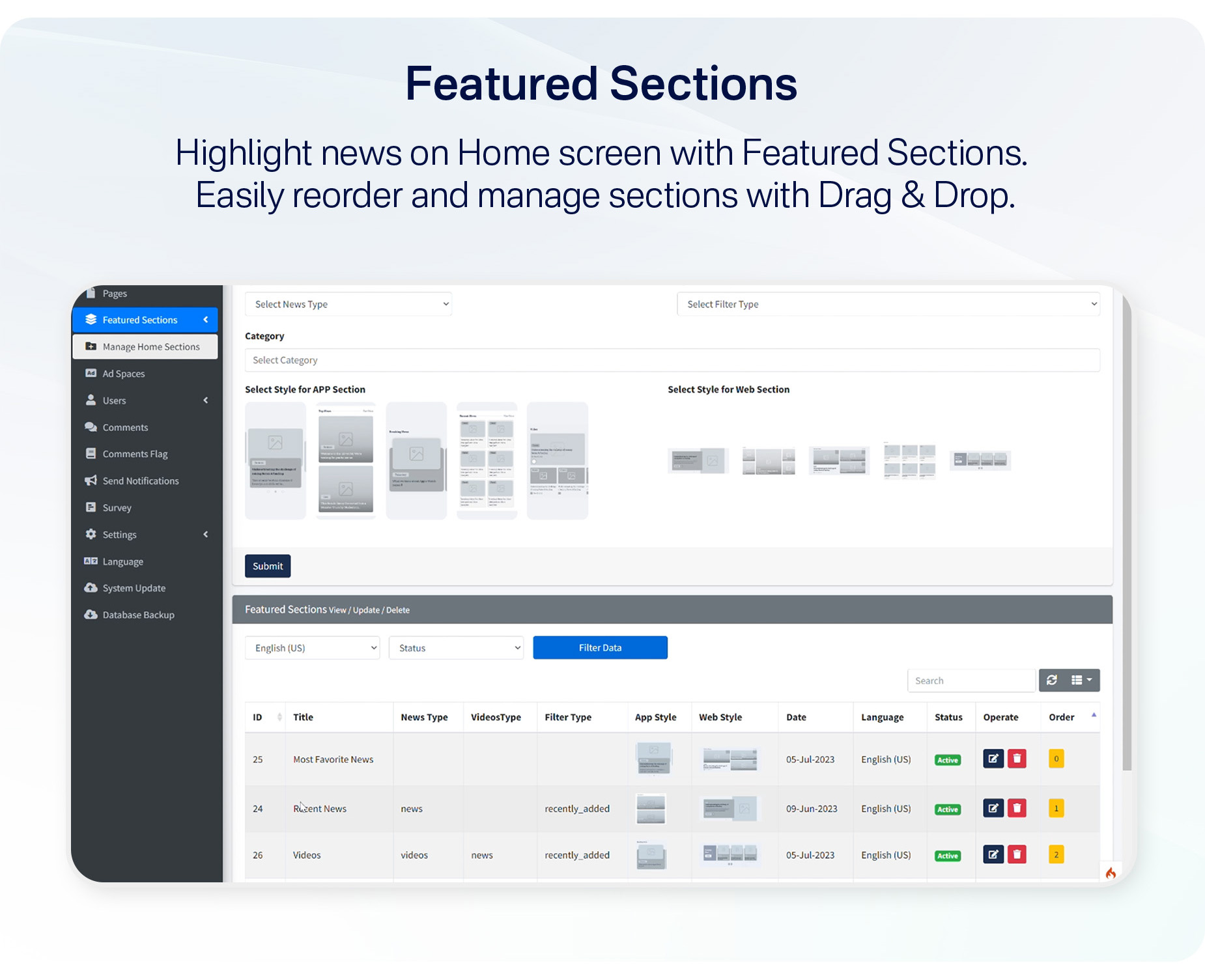 News App and Web -Flutter News App for Android and IOS App | News ...