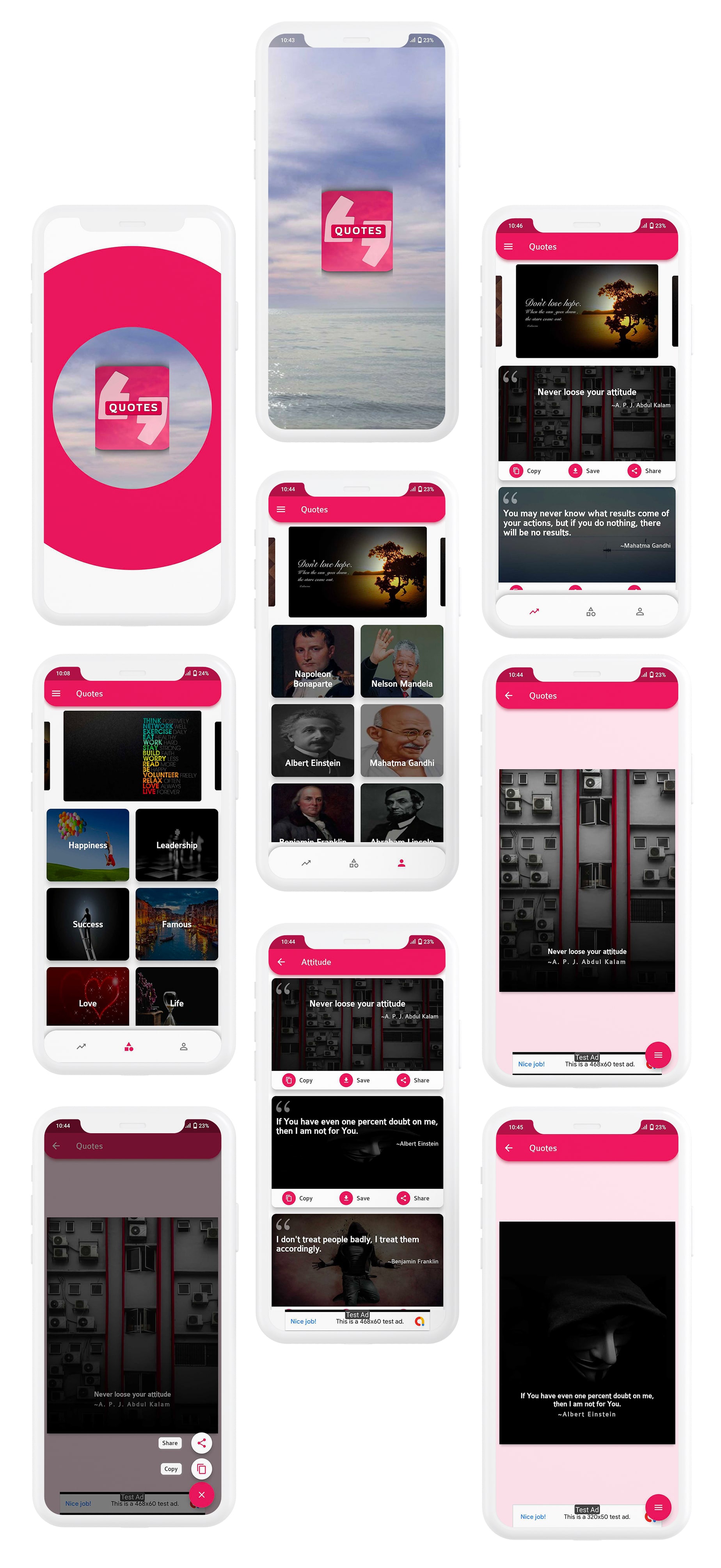 Quotes Flutter App Buy Apps Themes Ui Templates Plugins And Source Code At Flutter App