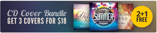 Summer CD Cover Artwork by styleWish | GraphicRiver