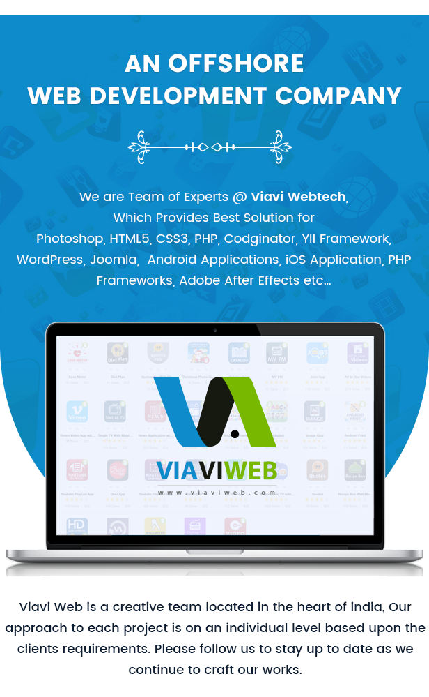 viaviwebtech's profile on CodeCanyon