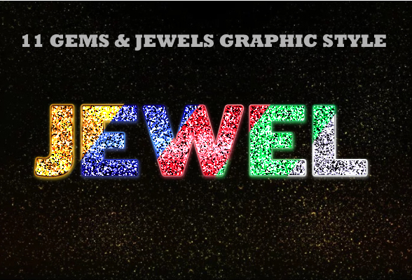 Gems & Jewels Graphic Styles for Illustrator Vol 2.0 by Optimusprime596