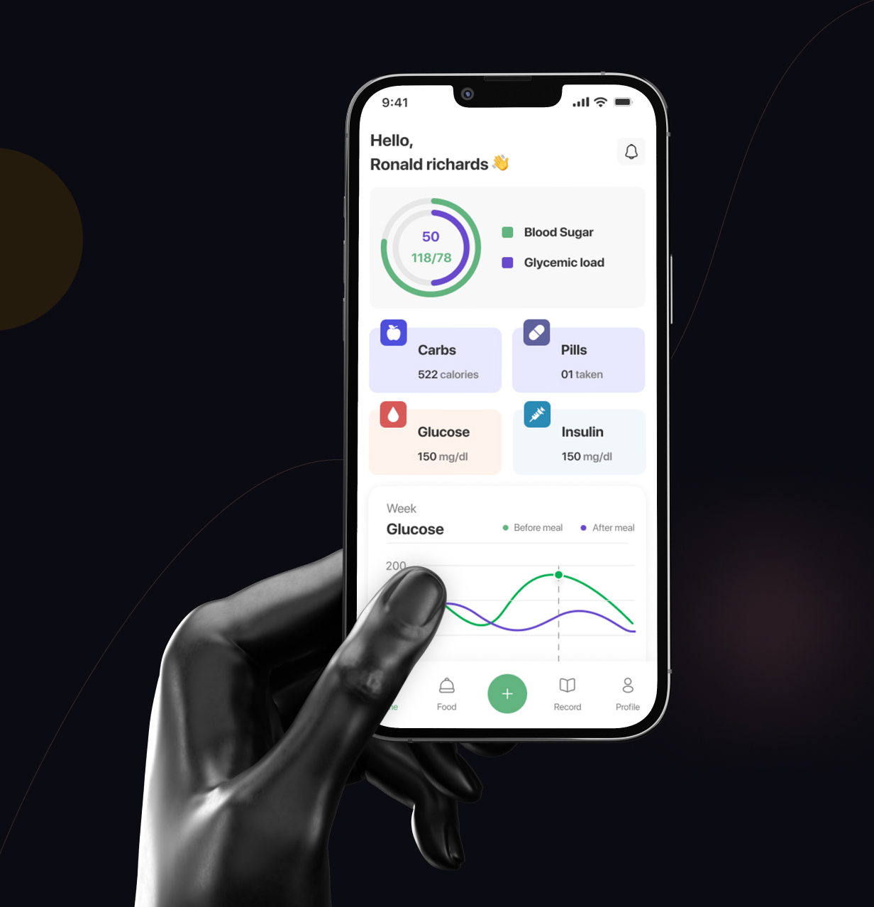 SugarEase template: Diabetes Control App in Flutter (Android, iOS ...