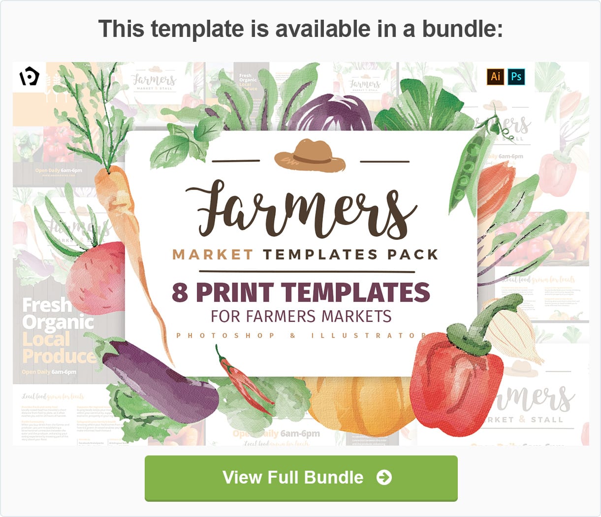Farmers Market Flyer Template