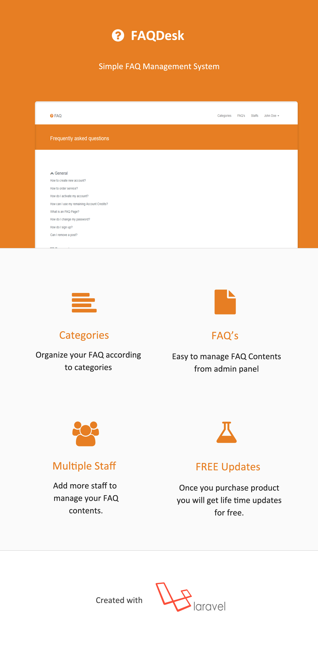 FAQDesk - Frequently asked questions management system - ProShare
