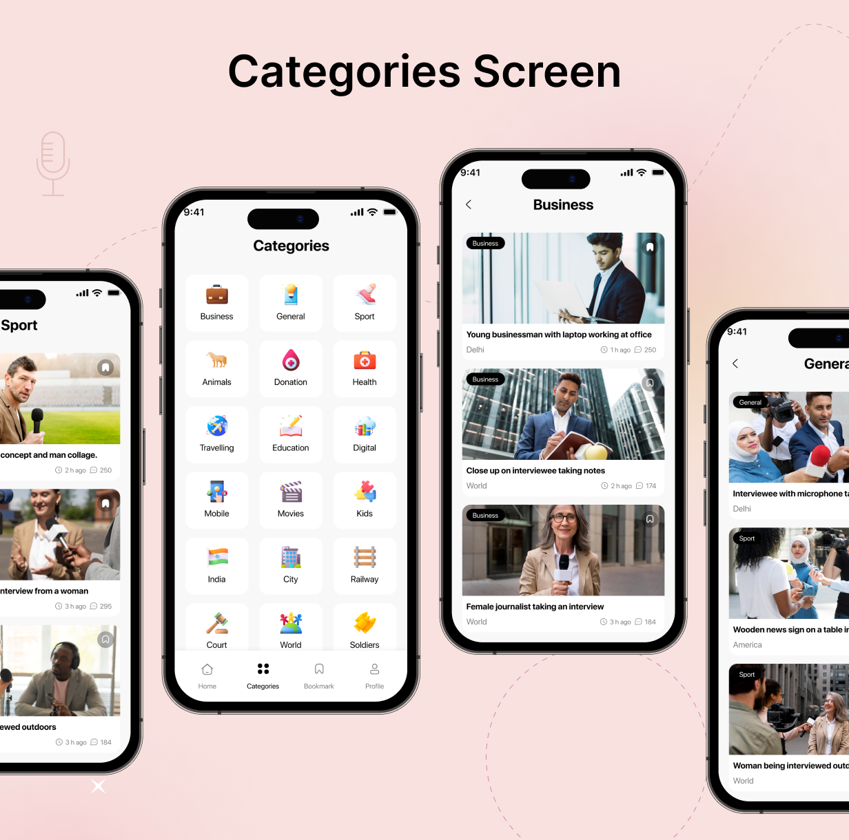 Quicknews Ui Template News App In Flutter 3x Android Ios Ui Template Buy Apps Themes Ui