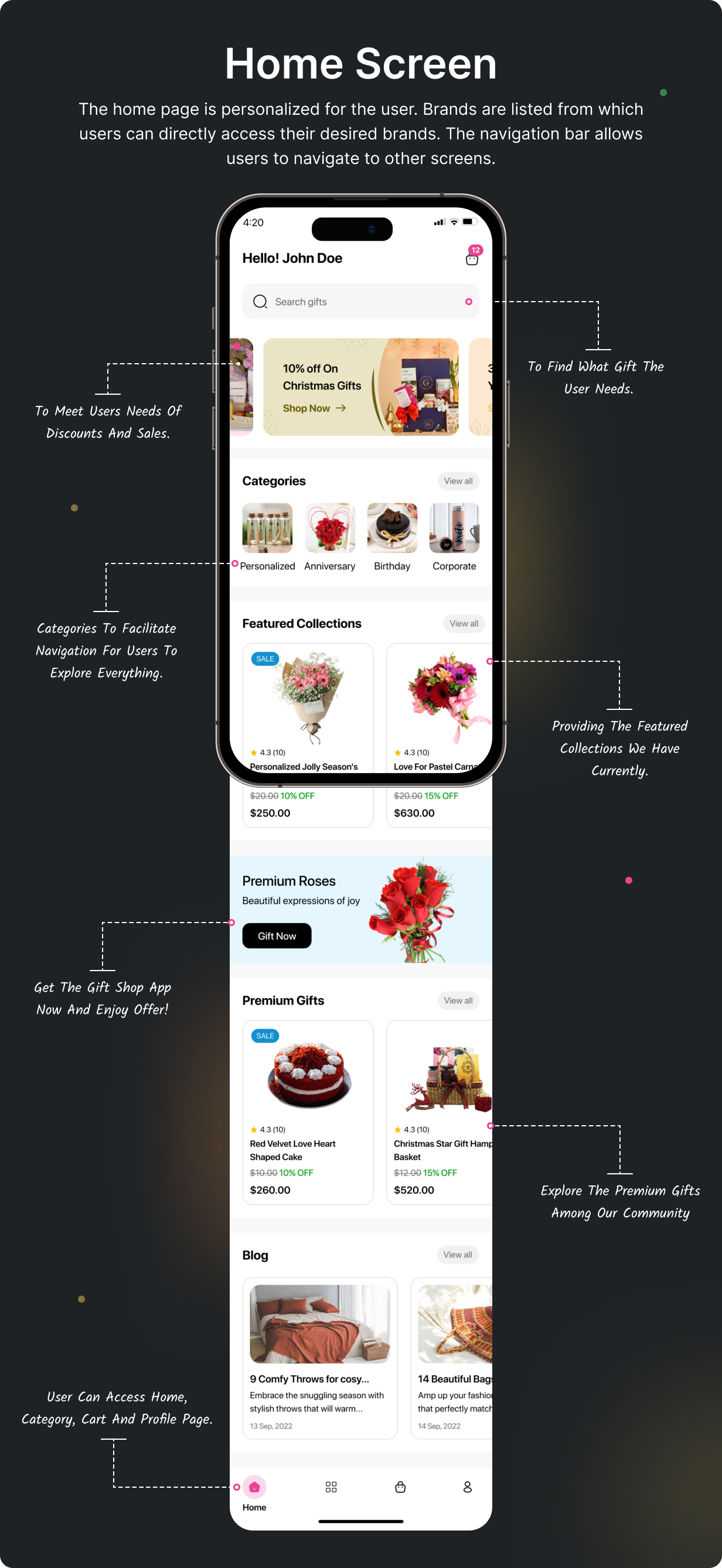 Giftly App – Online Gift Store Flutter 3.x (Android, iOS) WooCommerce ...