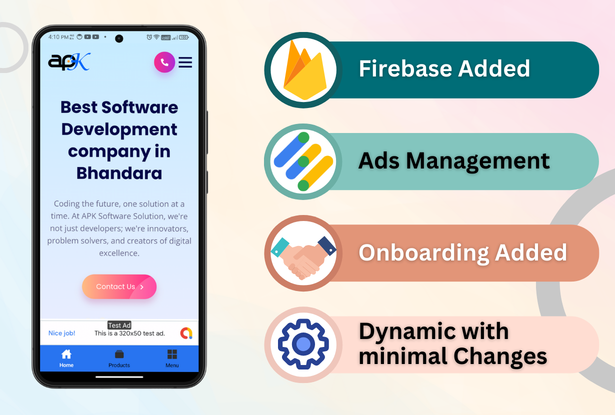 Web2Go - Website to React Native IOS Android App | Convert Website into App | Admin panel ...