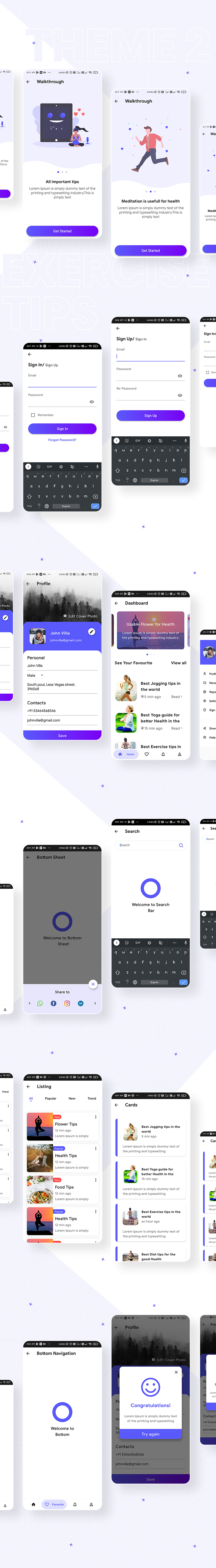 Prokit Flutter UI kit | Flutter UI Design Templates – Buy Apps, Themes ...