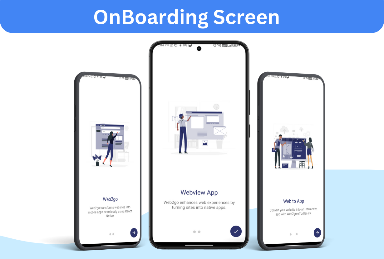 Web2Go - Website to React Native IOS Android App | Convert Website into App | Admin panel ...