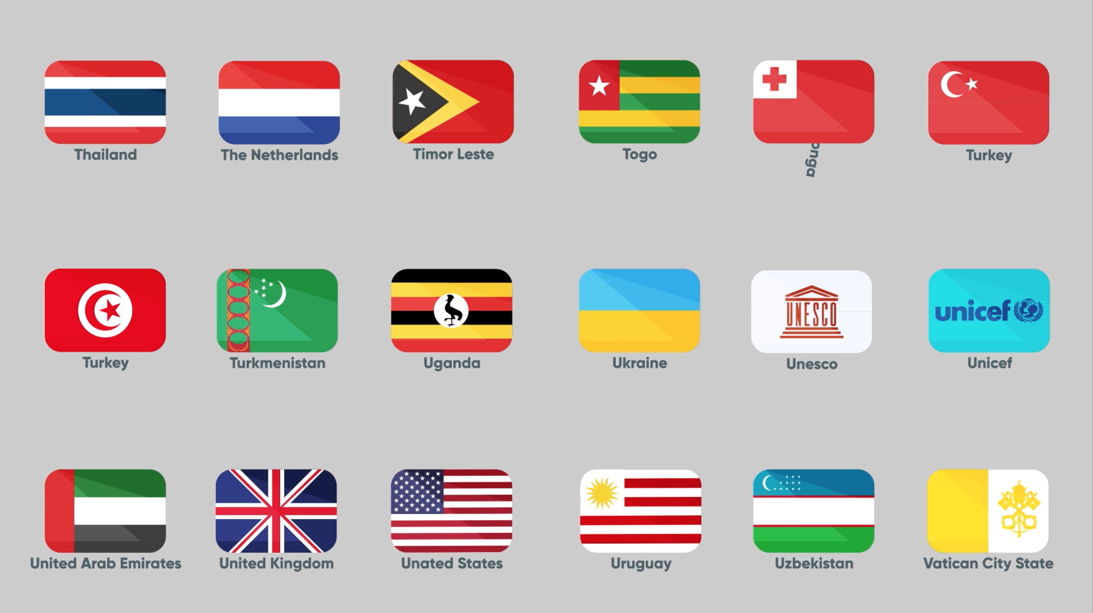 Motion Array 165 Animated Flag Icons After Effects | visualstorms