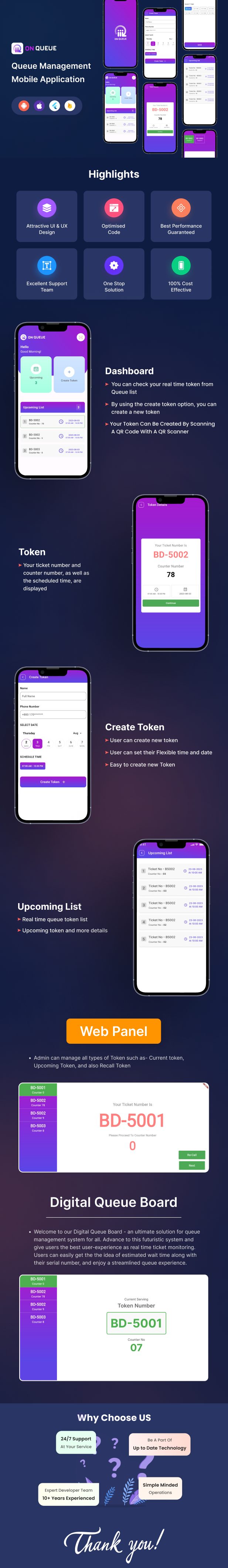 Queue Management System – Flutter v3.10 Android, IOS & Flutter Web – Buy Apps, Themes, UI ...