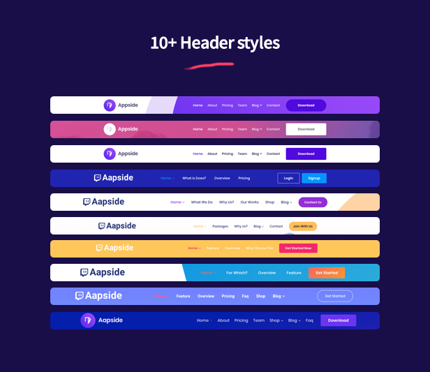 Aapside - App Landing WordPress Theme | WebDevBay