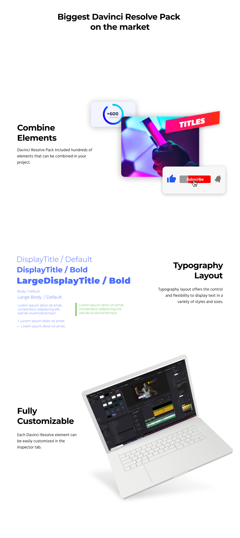 Motion Graphic Pack for Davinci Resolve v7 - desainae.com