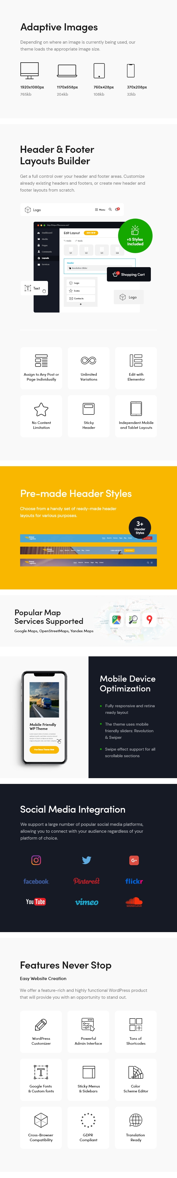 Global Logistics - Transportation & Warehousing WordPress Theme | WebDevBay