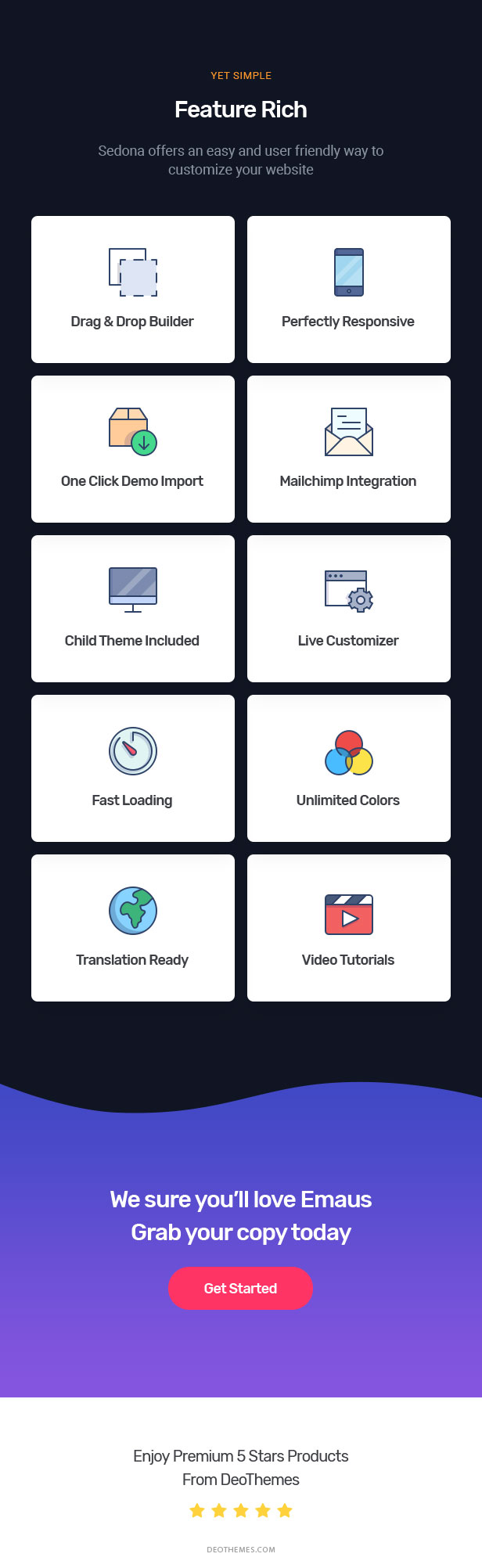 Emaus - SaaS App and Startup Elementor RTL WP Theme | WebDevBay