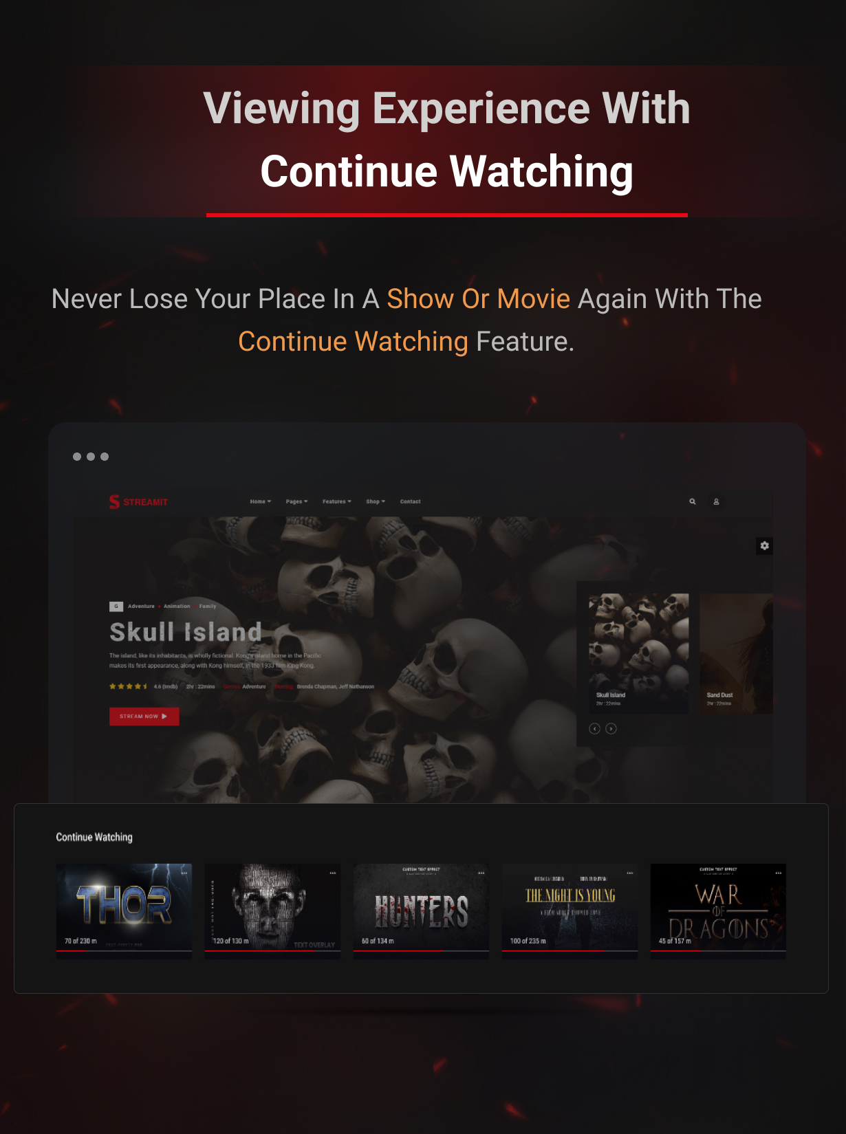 Streamit 3.0 | Tema WordPress de streaming de vídeo + RTL - Área de ...