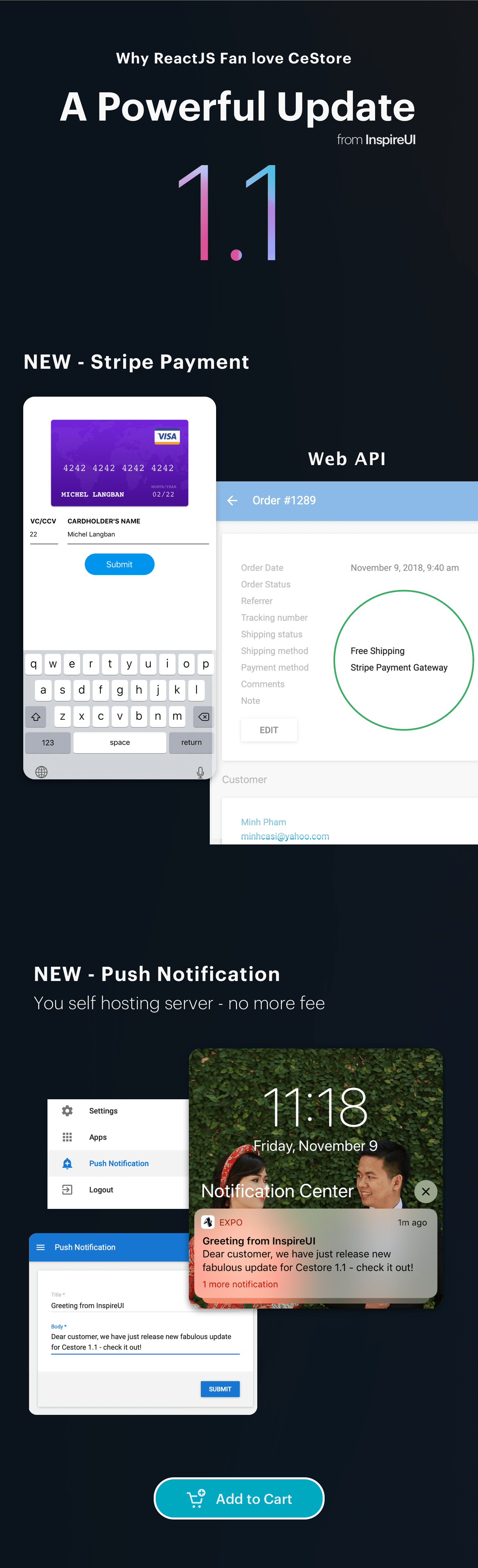 CeStore - ReactJS web app & React Native mobile app for e-commerce