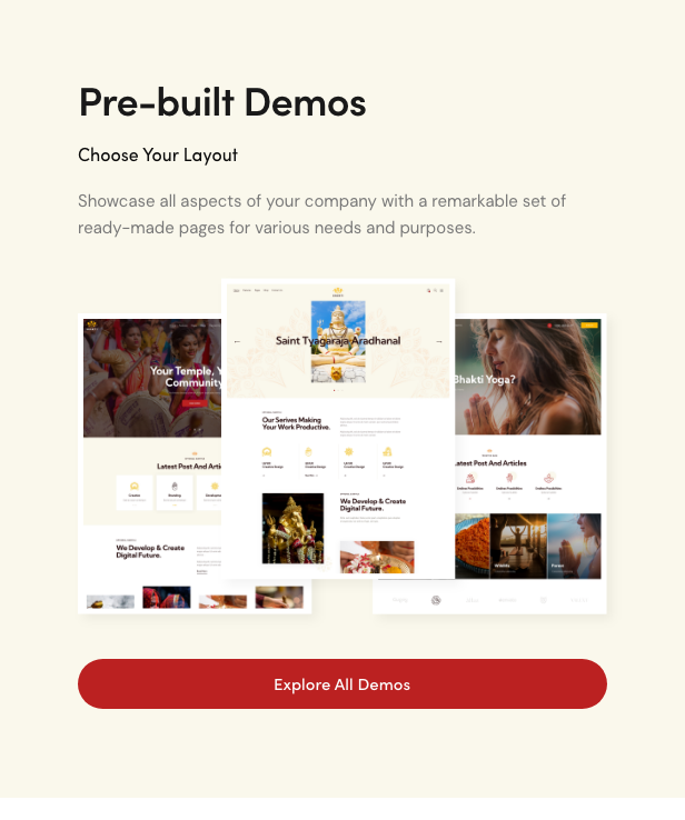 Shakti - Tema WordPress do Templo de Krishna e da Igreja - Pluginthemebr - Wordpress plugins e temas