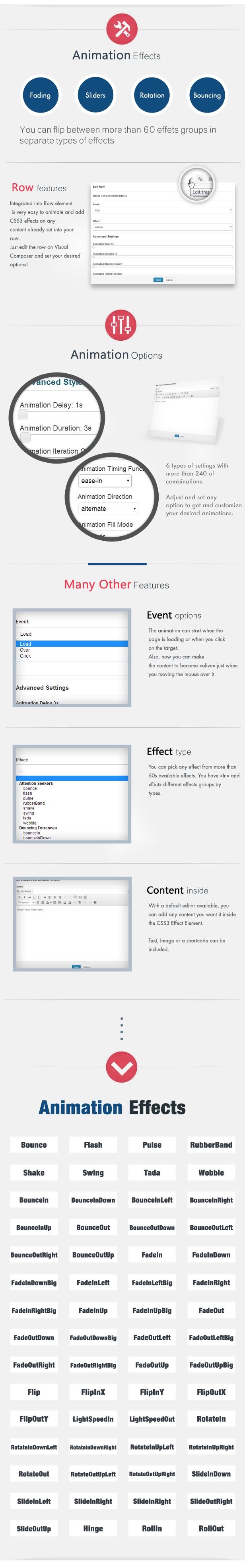 Animation CSS3 Effects - Visual Composer Wordpress by azzaroco | CodeCanyon