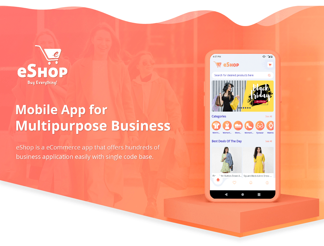 eShop - Flutter E-commerce Full App