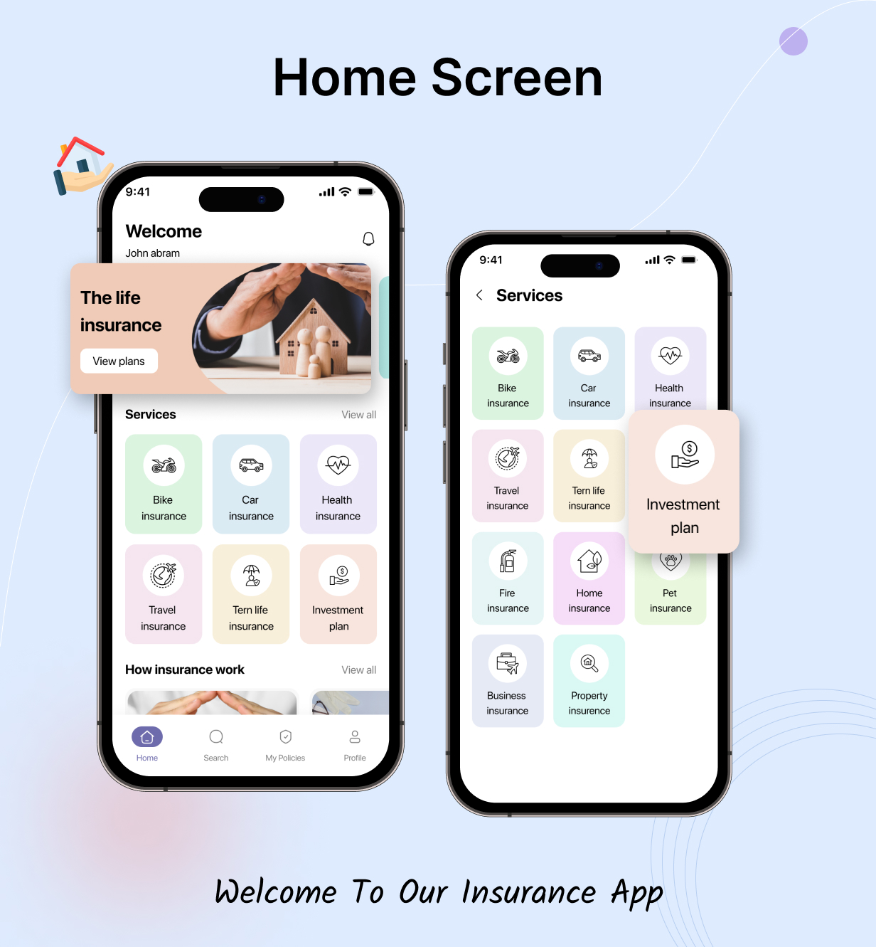 iCoverNow UI Template: Online Insurance app in Flutter(Android, iOS ...