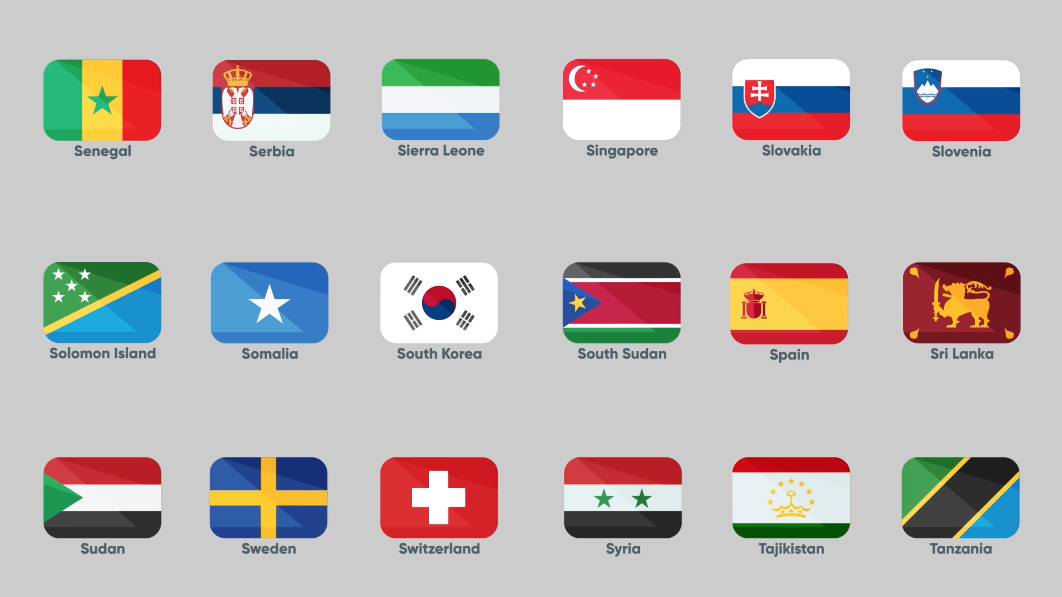 Motion Array 165 Animated Flag Icons After Effects | visualstorms