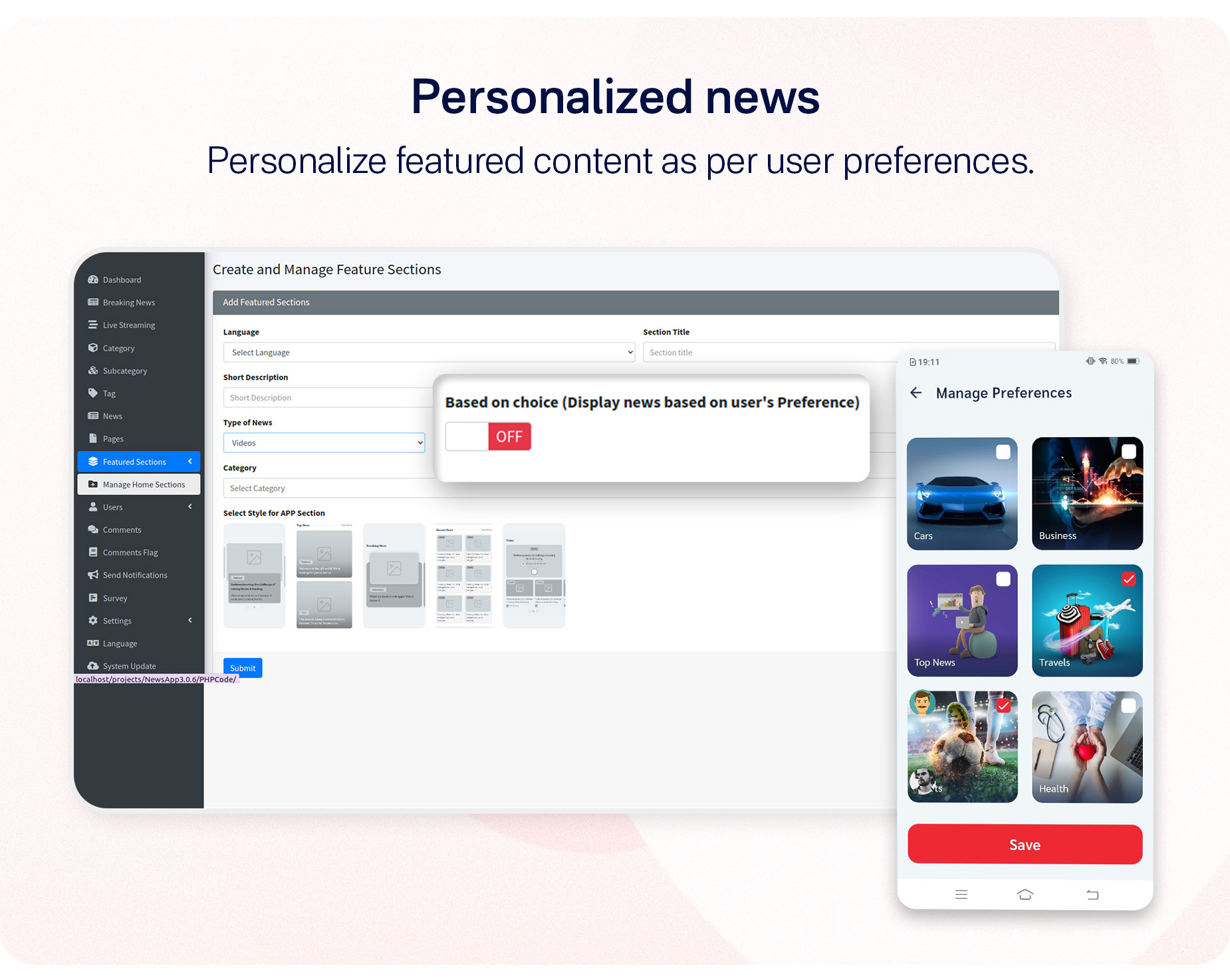 News App and Web -Flutter News App for Android and IOS App | News Website with Admin panel – Buy ...