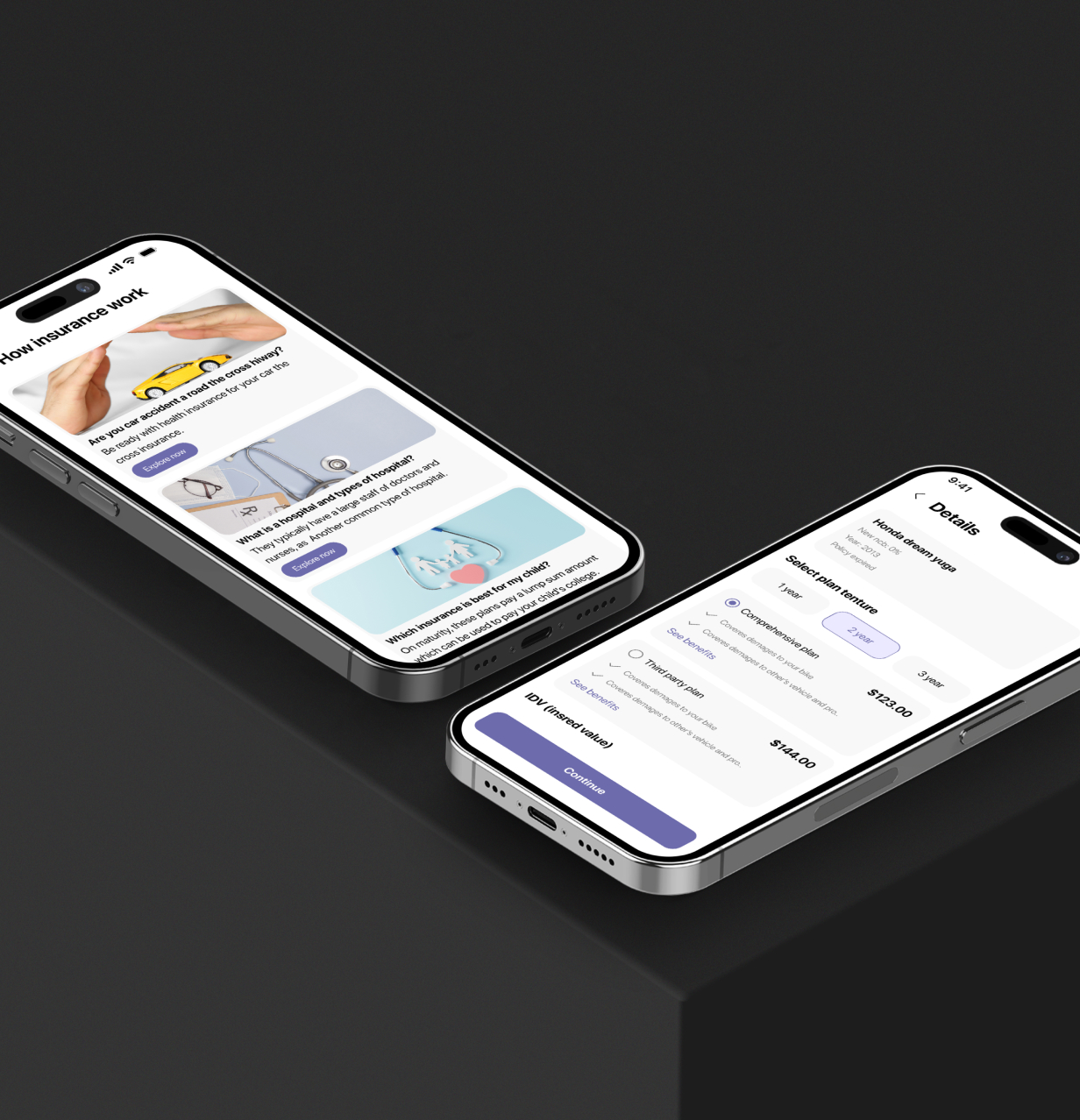 iCoverNow UI Template: Online Insurance app in Flutter(Android, iOS) | TrustyInsurance App – Buy ...
