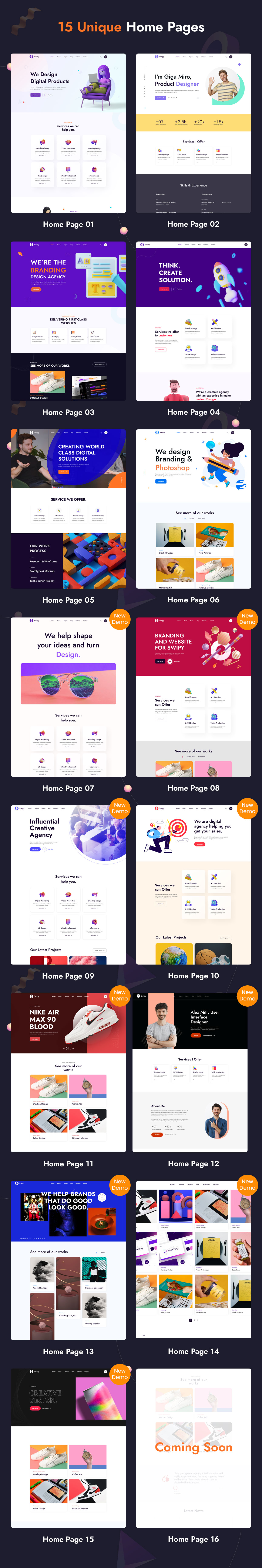 Swipy - Creative Agency WordPress Theme | WebDevBay