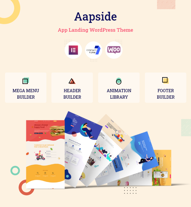 Aapside - App Landing WordPress Theme | WebDevBay