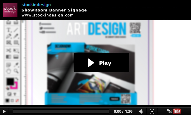 ShowRoom Banner Signage by stockindesign | GraphicRiver
