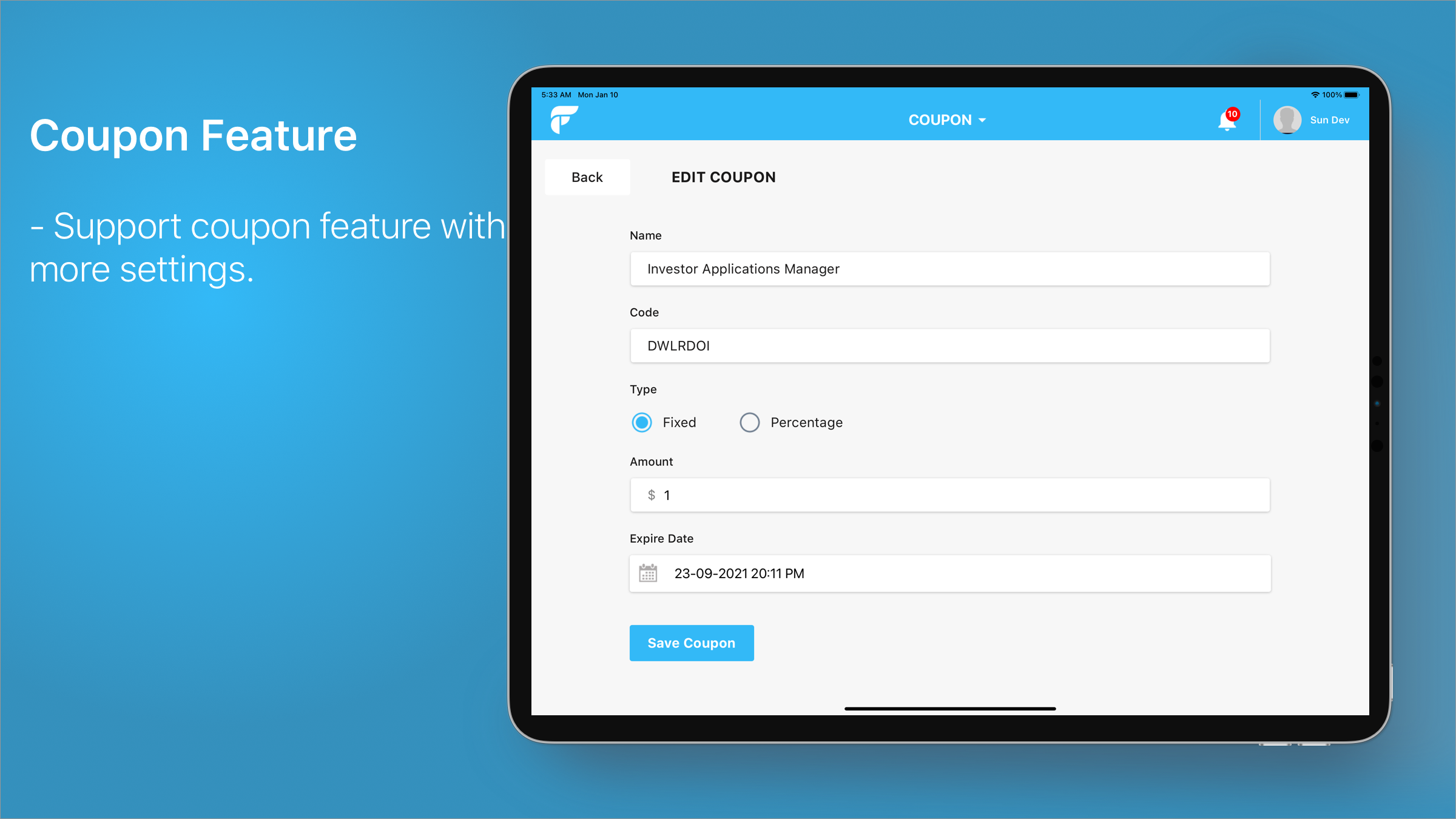 MobilePOS可离线企业POS收银系统React Native移动APP源码 后端基于NodeJS和MongoDB - 云创源码