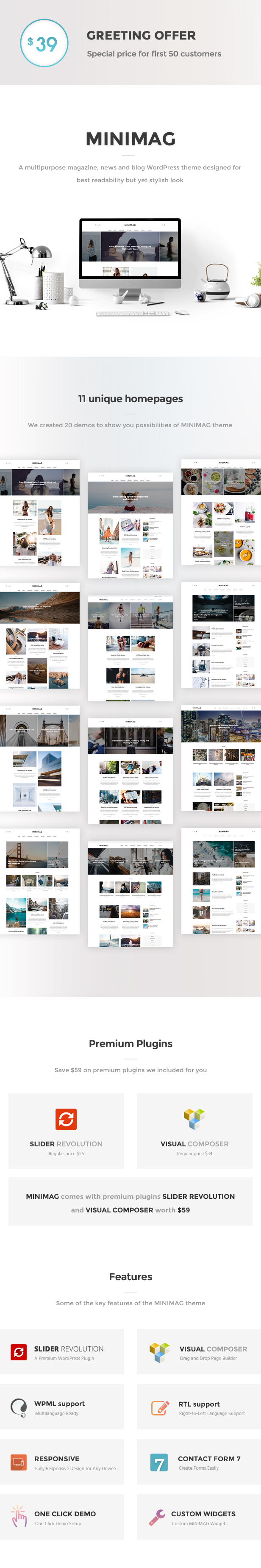 MiniMag - Magazine and Blog WordPress Theme