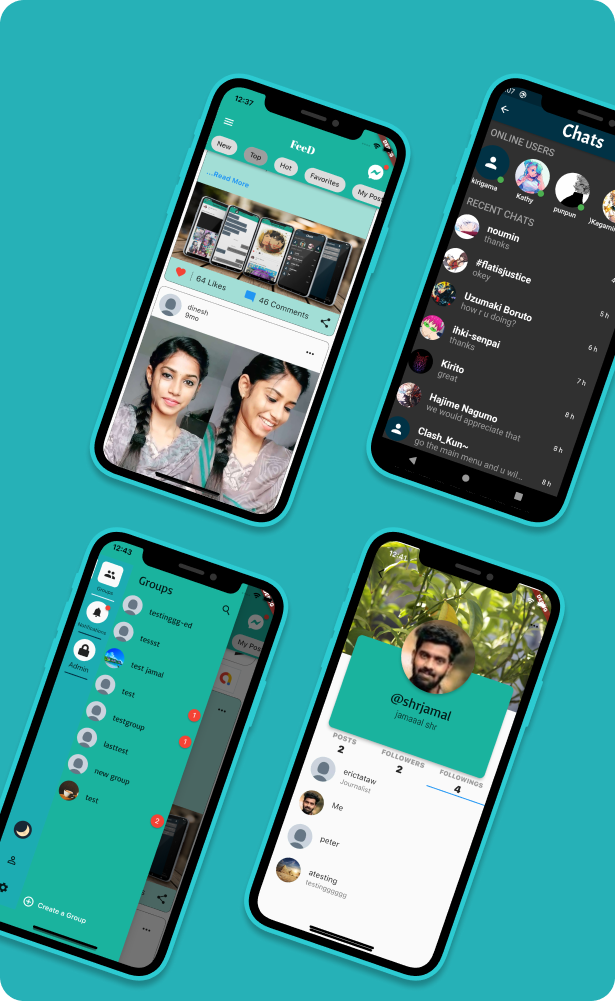 Flutter Social Chat And Messaging App With Flutter And Firebase Buy Apps Themes Ui