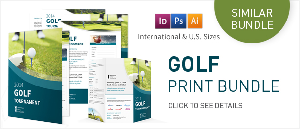 Golf Club Print Bundle by Mike_pantone | GraphicRiver