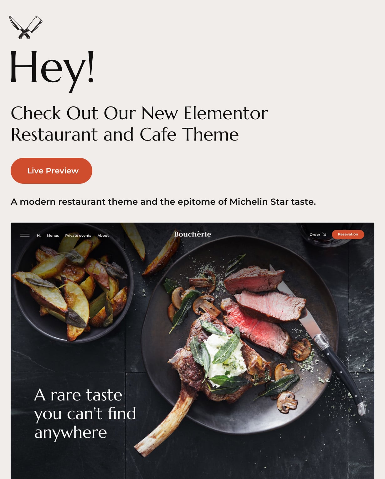 Cafe - Restaurant WordPress Theme | WebDevBay