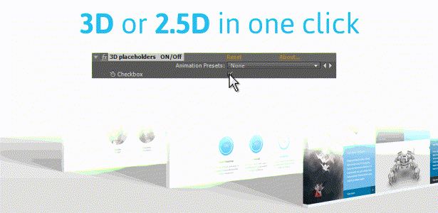 Minimal 3D Website Presentation by santaomsk | VideoHive