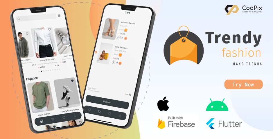 Trendy Fashion Flutter App | Early Release – Buy Apps, Themes, UI ...