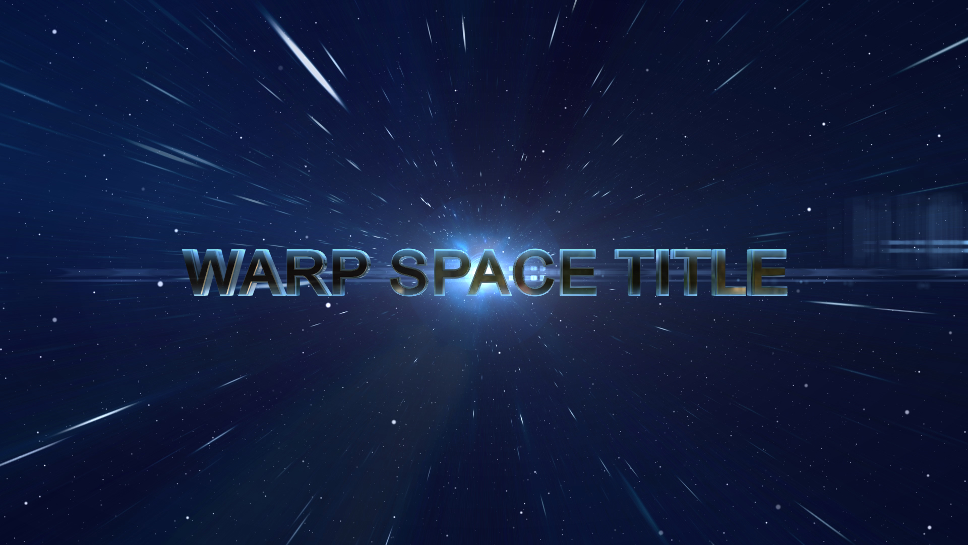 Warp Space Title by alex_kru | VideoHive